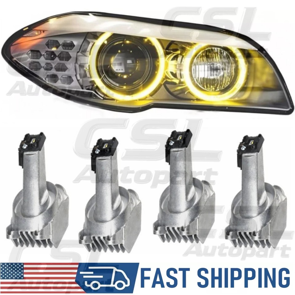 CSL Yellow Angel Eye DRL Modules For 2011-13 BMW F10 F11 M5 528i 535i ...
