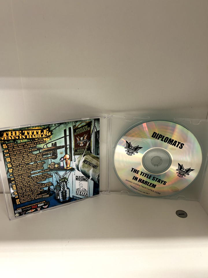 THE DIPLOMATS DIPSET THE TITLE STAYS IN HARLEM NYC PROMO MIXTAPE MIX CD ...