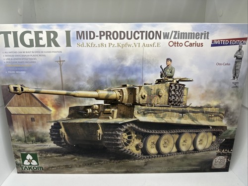 TAKOM 2200 1/35 Sd.Kfz.181 Tiger I Mid-Production w/Zimmerit (Otto ...