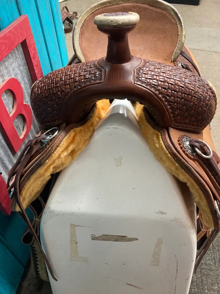 16" HR Custom Will James Ranch Saddle | eBay