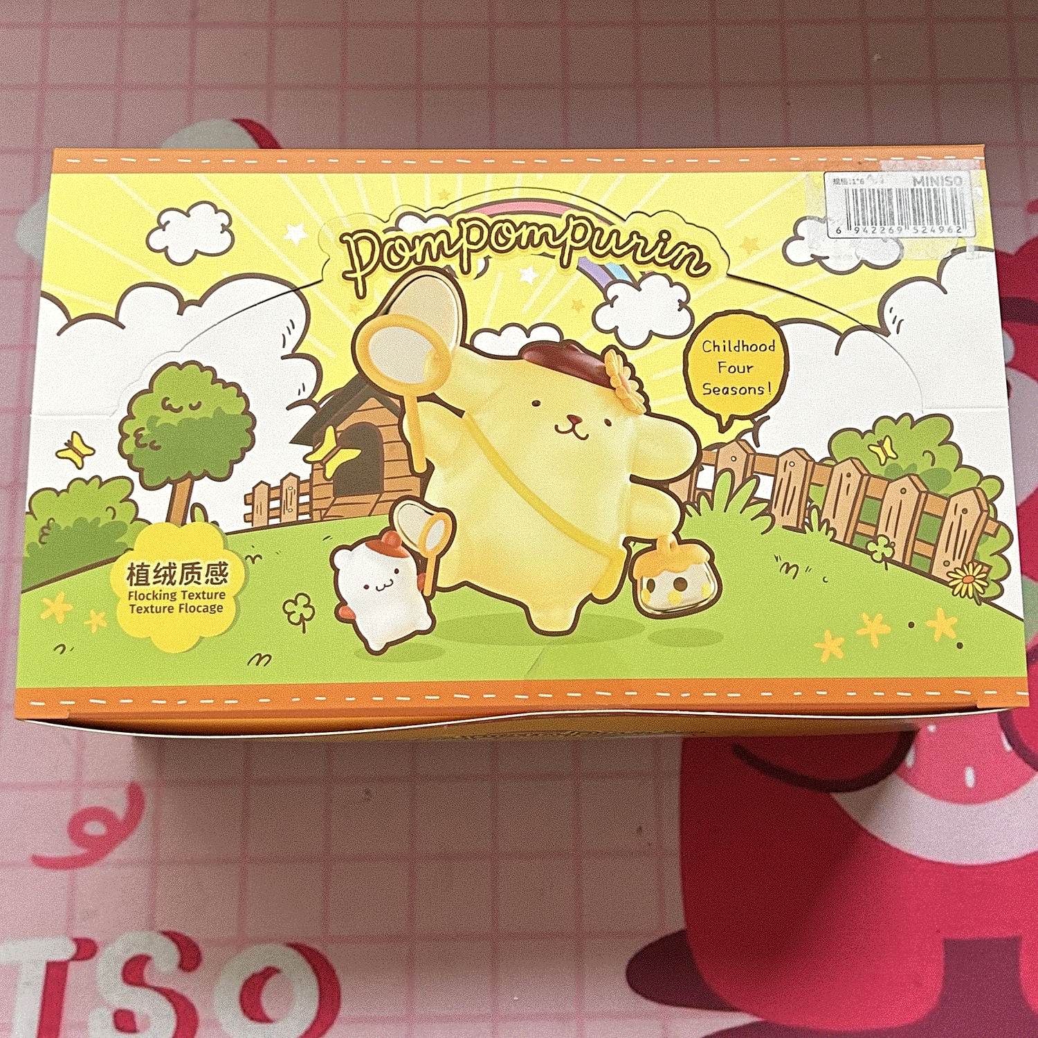 MINISO Sanrio Pompompurin Childhood Seasons Series Confirmed Blind Box ...