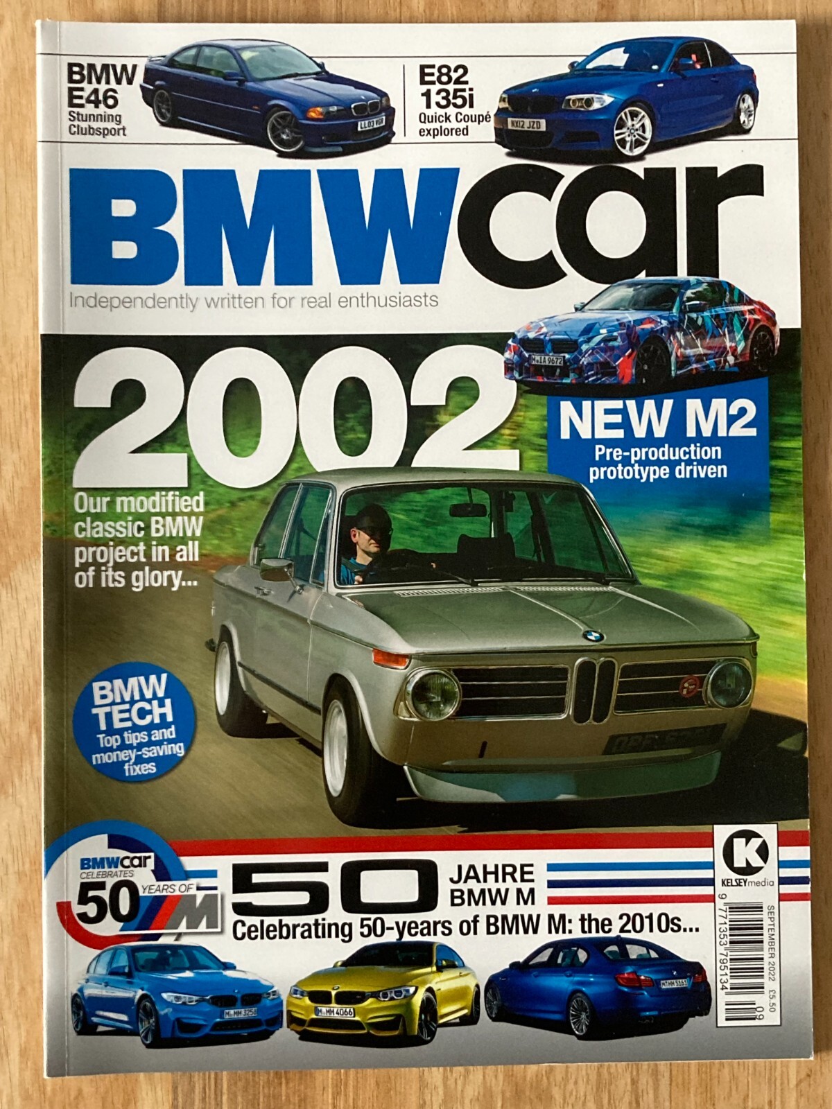 BMW Car Magazine September 2022 Edition 50 Years of M M2 E46 E82 BMW ...