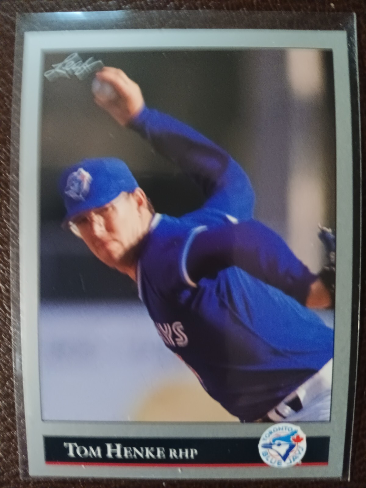 TOM HENKE TORONTO BLUE JAYS 1992 LEAF SERIES 1 BASEBALL CARD #159 | eBay