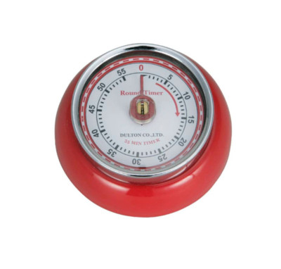 Dulton Red Magnetic Kitchen Timer - Vintage Style | eBay