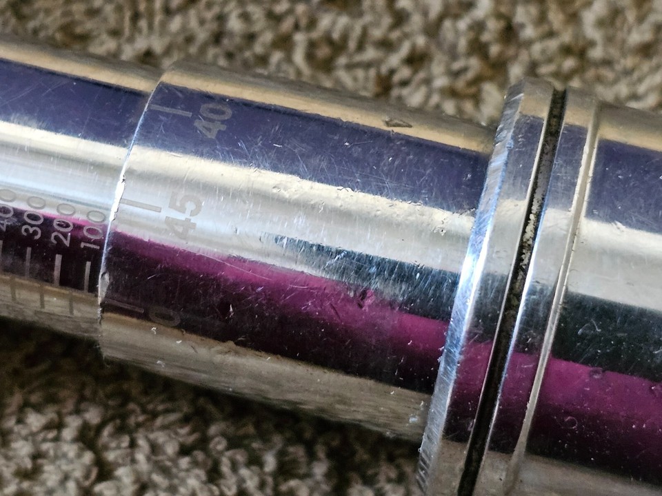 Snap-on QD4R600 Ratchet Click Torque Wrench 3/4" Drive L872 100-600 Ft ...