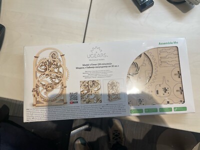 UGEARS Model Mechanical 20 Min Timer Wooden 3d NEW SEALED | eBay
