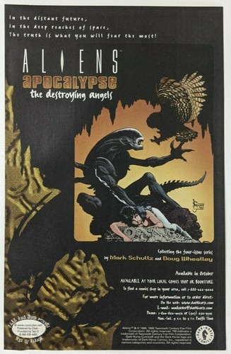 DAMAGED Aliens Apocalypse Destroying Angels Hieroglyph Print Ad Poster ...