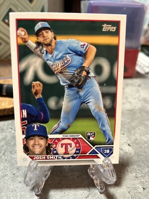 2023 Topps 37 Josh Smith Texas Rangers RC Baseball Card | eBay