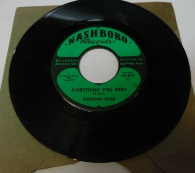 Morgan Babb Everything you need to know & I Won't Let Go 45 rpm ...