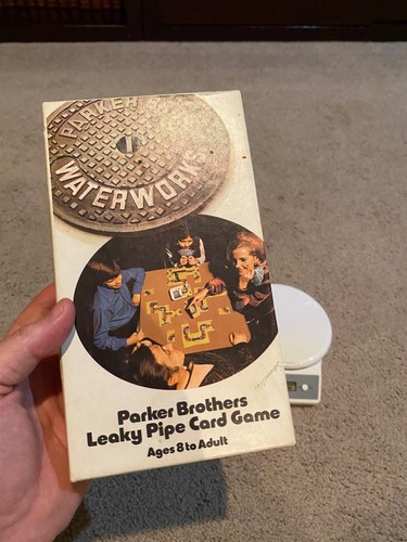 Vintage Waterworks Game Leaky Pipe Card Parker Brothers 8 to Adult ...