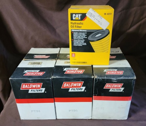 7 Baldwin PT91 Caterpillar 1R-0777 Hydraulic Element Oil Filters | eBay
