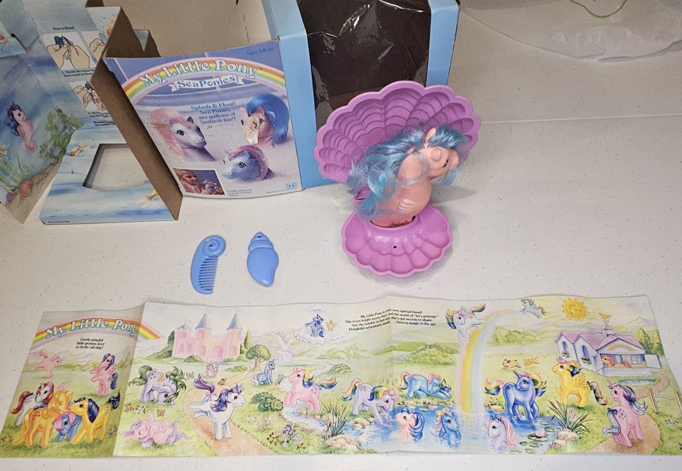 Vintage 1984 MY LITTLE PONY Sea Ponies Wavedancer G1 Collection ...