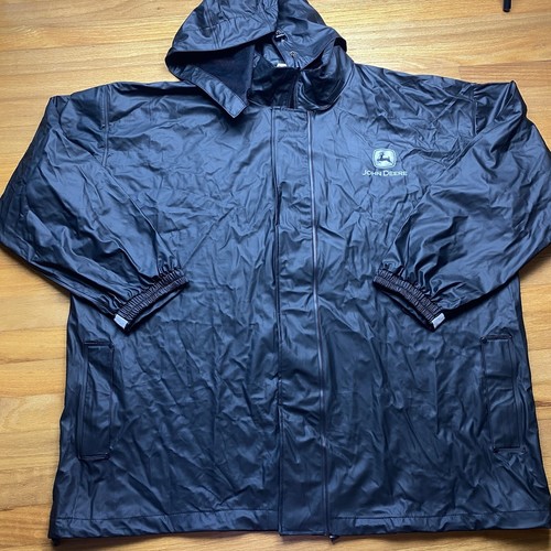 2XL John Deere Stretch Polyurethane Hooded Rain Jacket | eBay