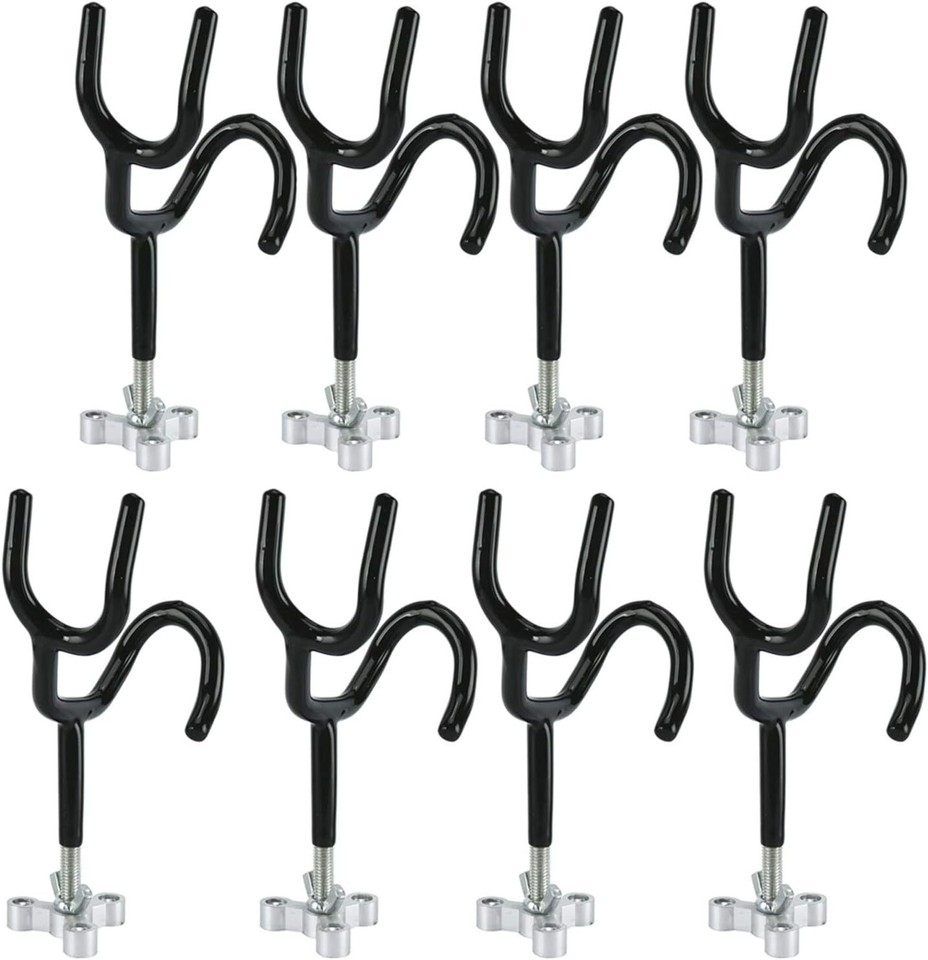 5/8/10 Pack Sure Grip Steel 25 Degree Angle Rod Holder Fishing Boat Rod ...