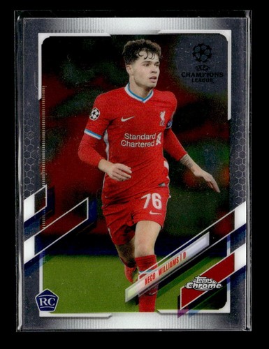 2020 Topps Chrome UEFA Neco Williams RC Liverpool | eBay
