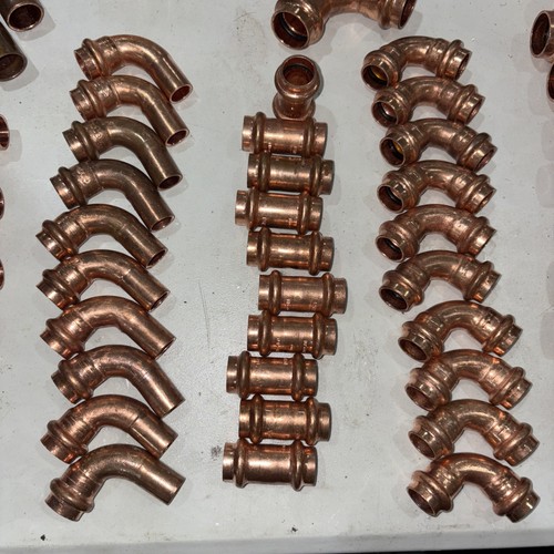 Lot Of 155 Pcs Propress Fittings 90’s Couplings Valves Adapters Tees ...