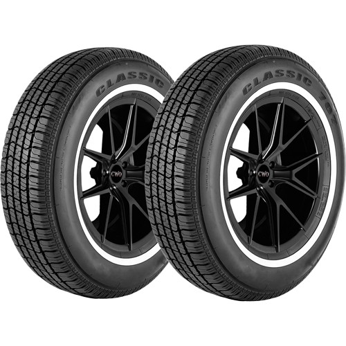 (QTY 2) 225/70R15 Omni Classic 787 100S SL White Wall Tires | eBay