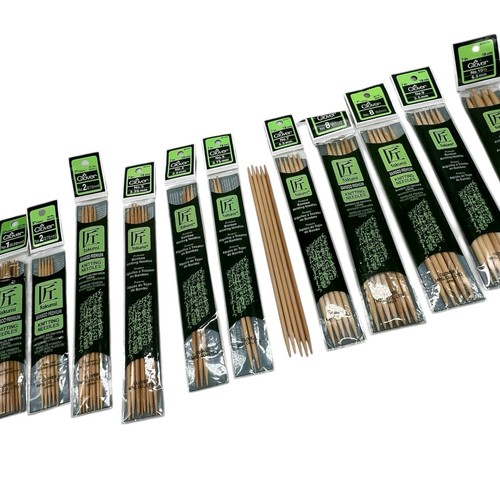 NIP Clover Takumi Bamboo Double Pointed Knitting Needles Set Sizes US 1 ...