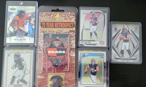 Bears Lot: 5 Cards + 75th Anniversary Trading Card & Pin Set | eBay