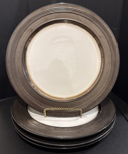 Food Network Braise Stoneware Bronze Dinner Plates Plate 11 Inch Set Of ...