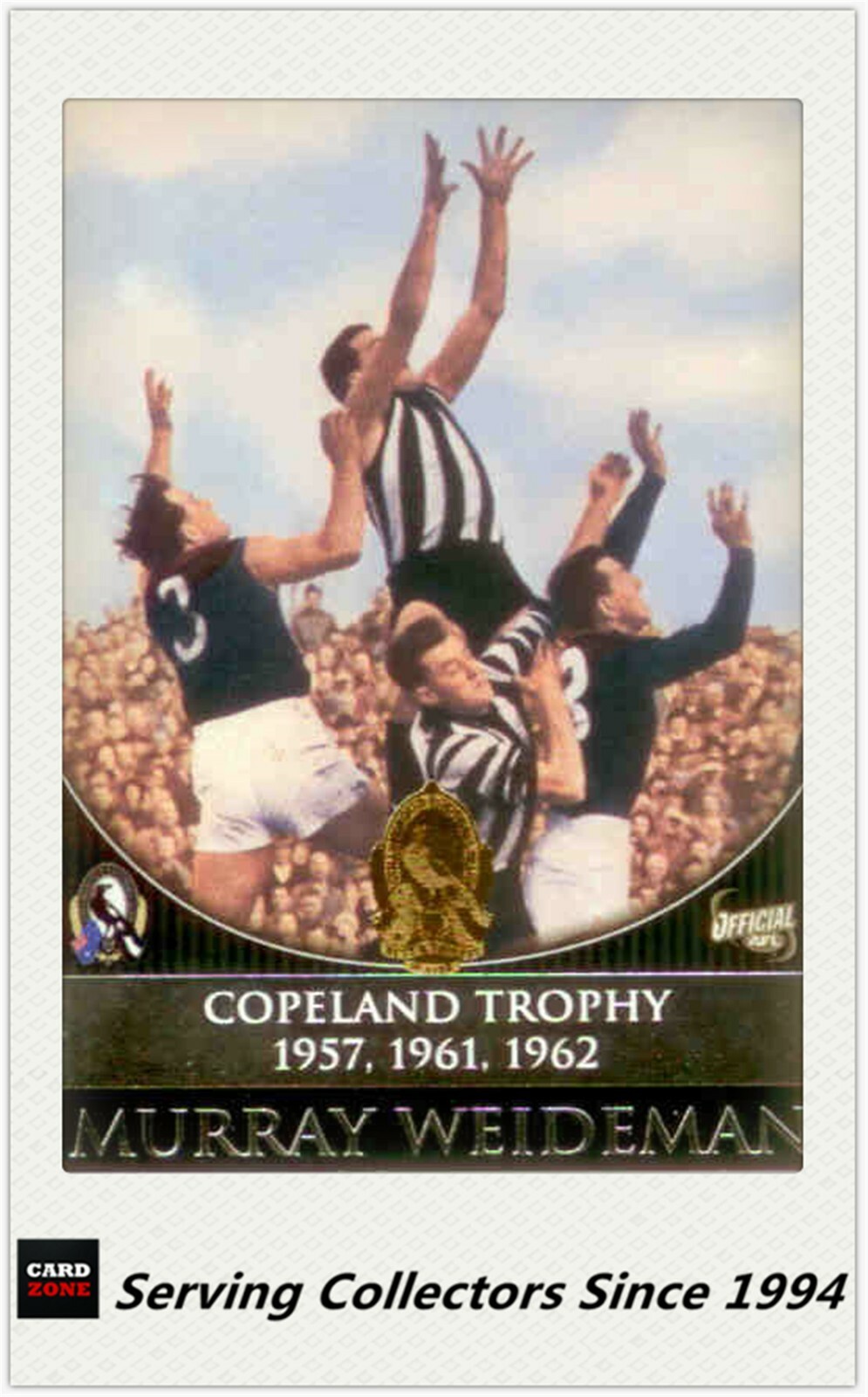 AFL COLLINGWOOD CLUB HALL OF FAME COLLECTION COPELAND TROPHY #86 MURRAY ...