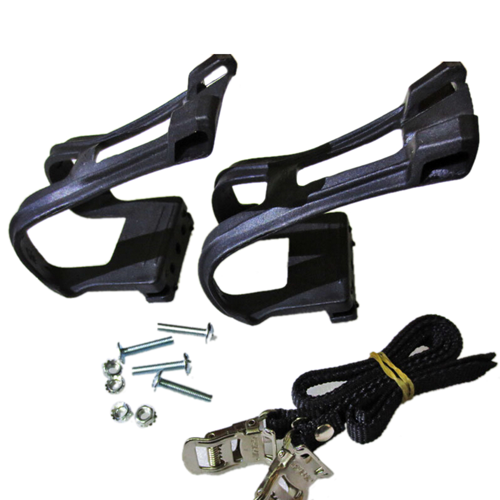 Gear Bike Bicycle Cycling Pedal Toe Straps Foot Clip Straps Binding ...