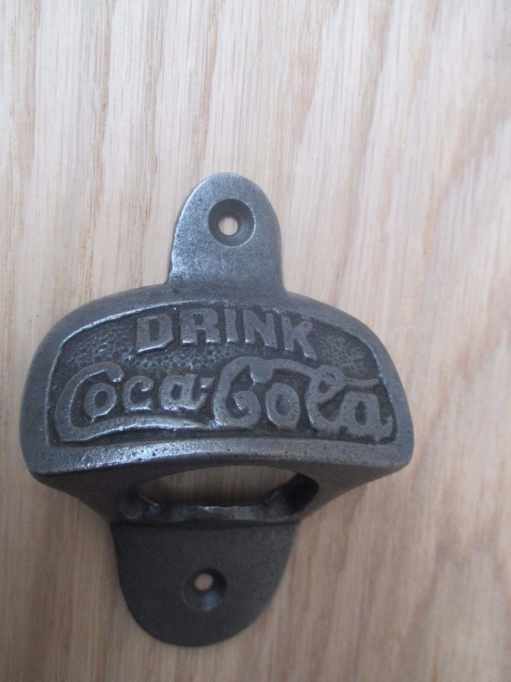Cast iron Vintage rustic old retro Collectable Wall mounted Beer Bottle ...