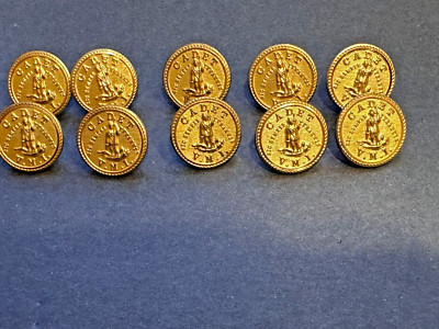 Lot Of 10 Virginia Military Institute Uniform Buttons Used But ...