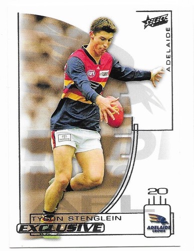 2002 SELECT EXCLUSIVE ADELAIDE CROWS TYSON STENGLEIN #108 COMMON CARD ...