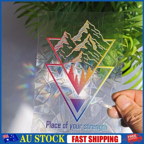 Rainbow Prism Stickers Light Catcher PVC Window Decal Home Decor ...