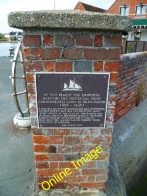Photo 6x4 The Solent Way (331) Emsworth The plaque is in honour of ...