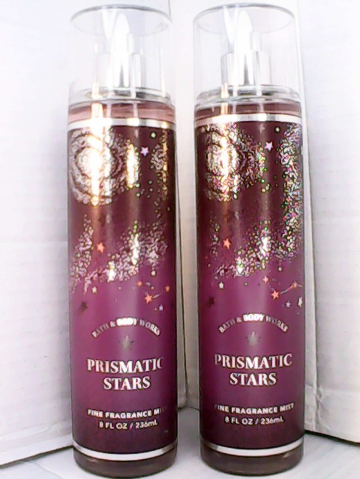 TWO Bath & Body Works Prismatic Stars Fragrance Mist Body Spray set lot ...