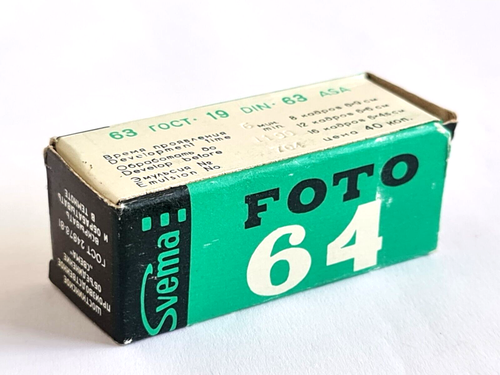 Svema FOTO-64 Film négatif pour appareil photo moyen format 120/6 cm ...