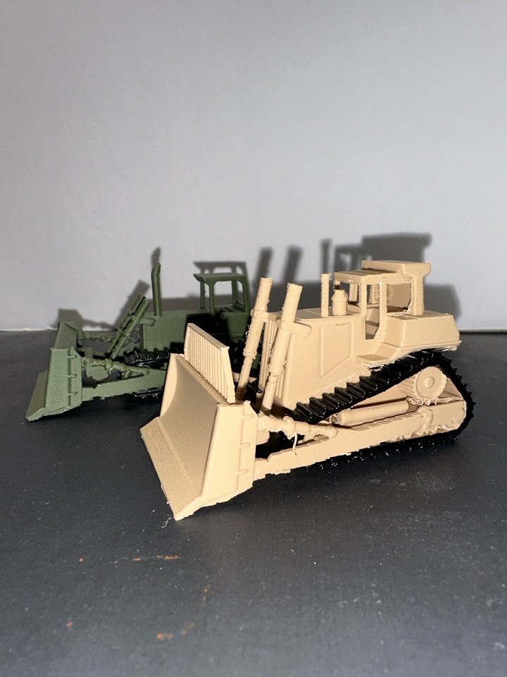 HO Scale Bulldozer (2 - Pack) 1:87 Model Railroad Truck Construction ...