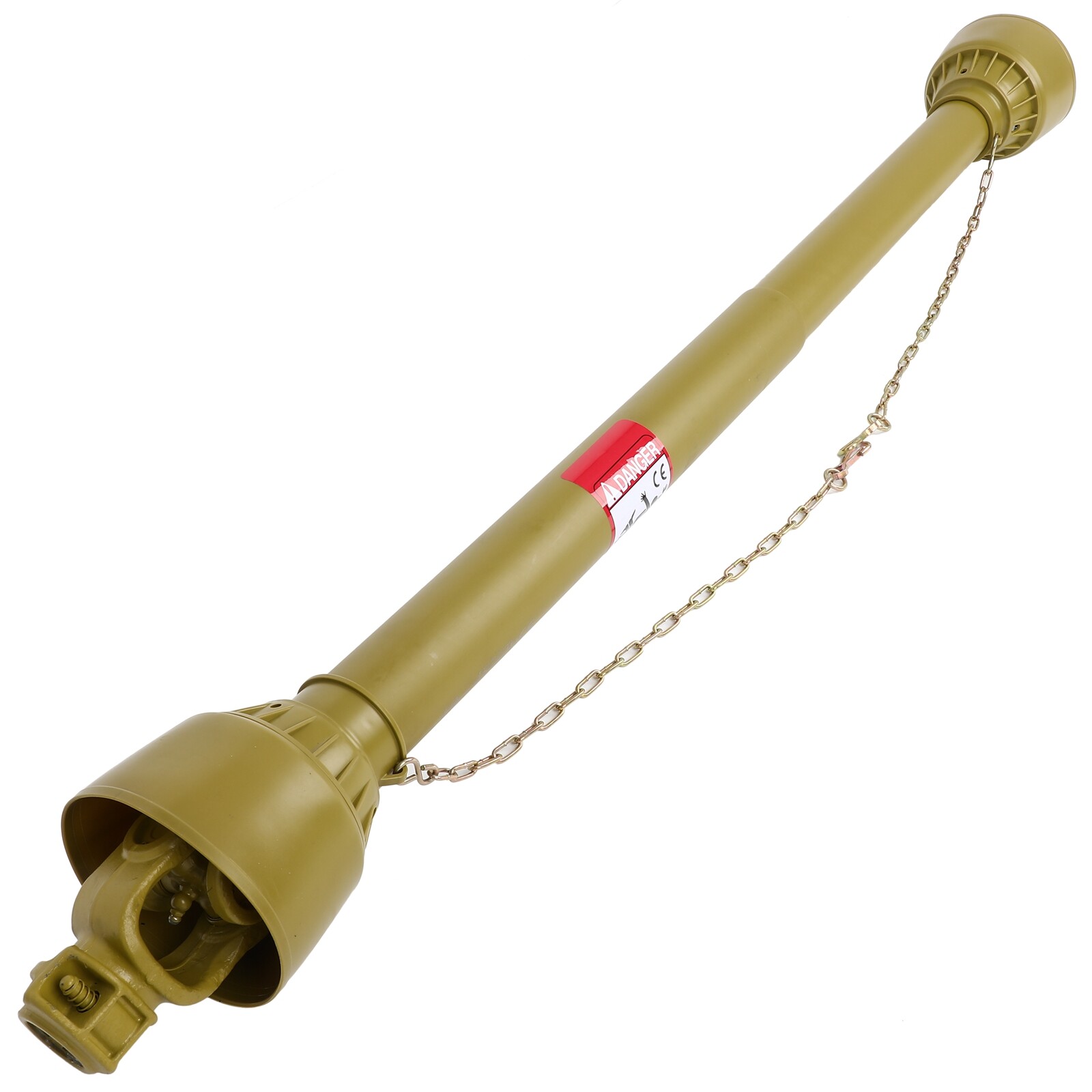 PTO Drive Shaft w/Security Chain For Wood Chippers Mower 1000mm ...