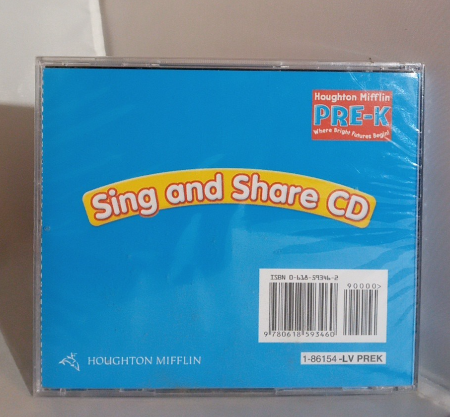 Houghton Mifflin PRE-K Sing And Share CD - New Sealed | eBay