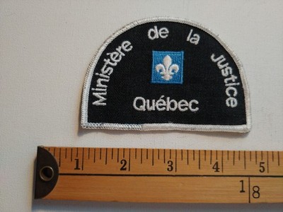 * QUEBEC PENITENTIARY PENITENCIER JAIL PRISON GUARD ECUSSON PATCH CREST ...