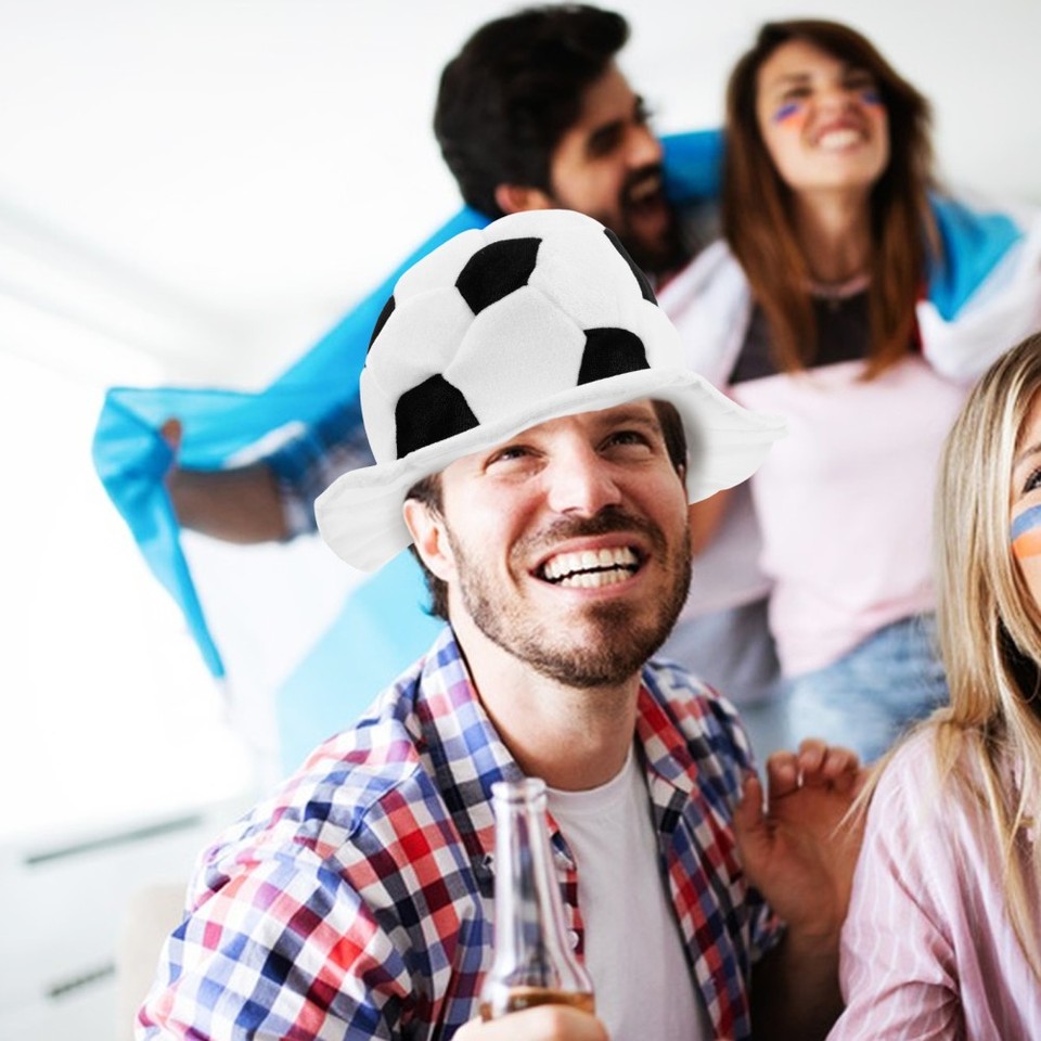 Soccer Costume Football Props Fancy Dress Hat Athletic Caps for Men ...