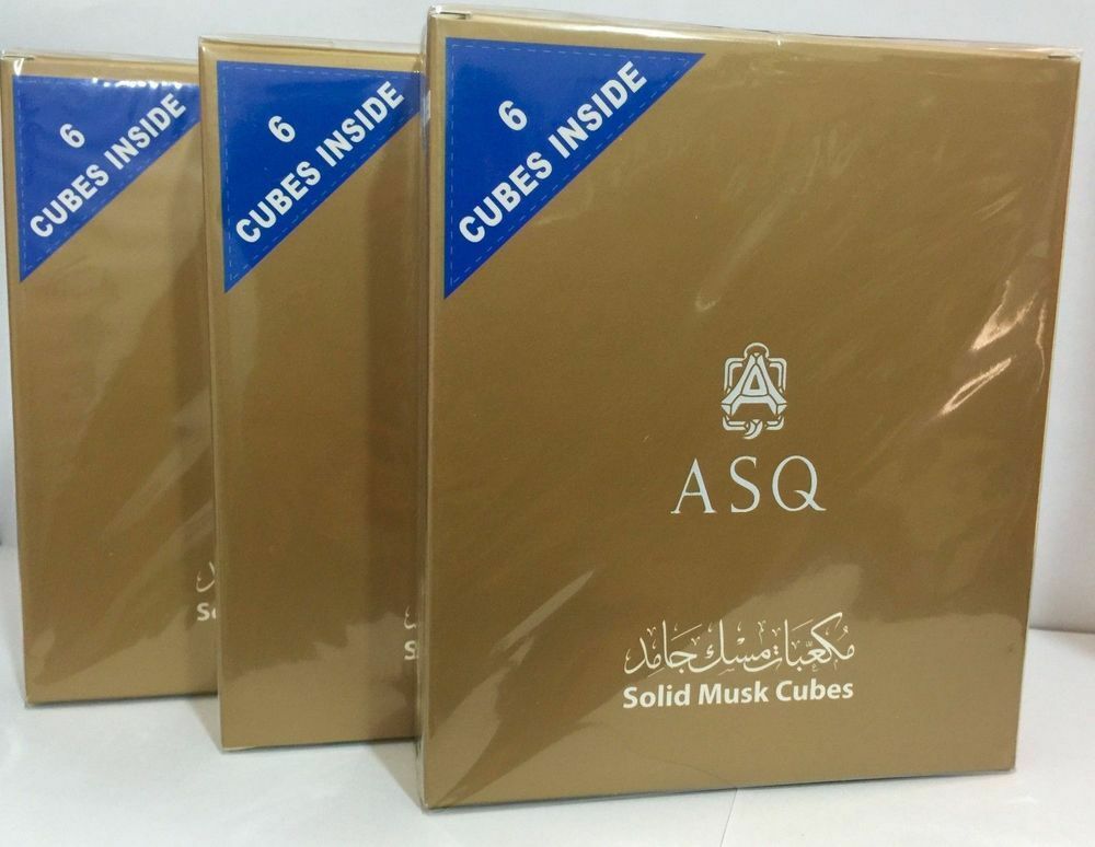 Solid Musk Perfume Cubes (2 Boxes, each 6 cubes) by Abdul Samad Al ...