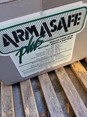 Hawker ARMASAFE PLUS HASP-FT 6TAGM Military BATTERY 12V HMMWV | eBay
