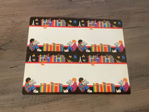 Vintage 1980s Book Labels Stickers 4 | eBay