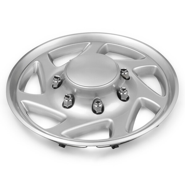 16" Plastic Cover Caps / Hubcaps for 1995-2011 Ford F250 Silver - Set ...