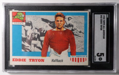 1955 TOPPS ALL AMERICAN FOOTBALL #42 EDDIE TRYON ROOKIE | eBay