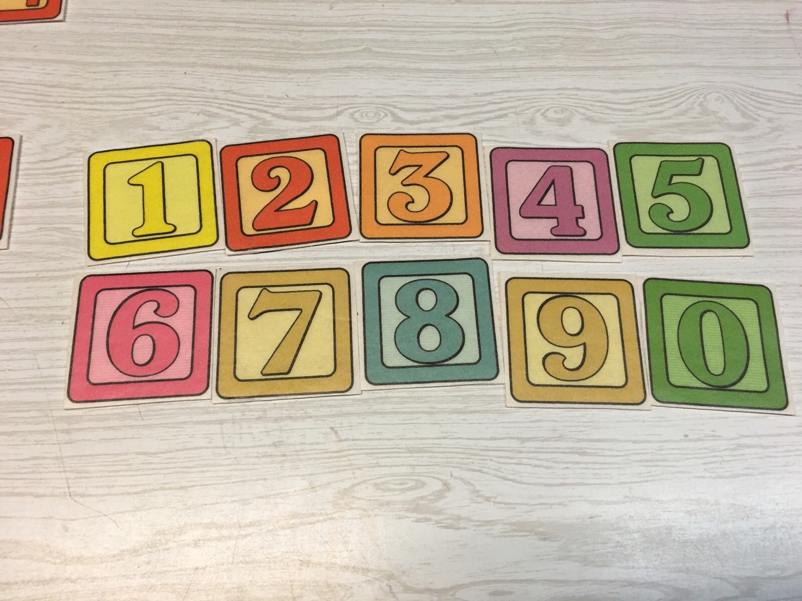 Numbers Building Blocks - FLANNEL FELT BOARD Set Of 20 | eBay
