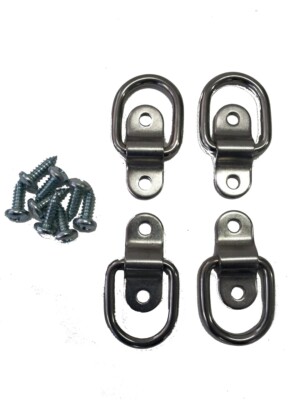 Just Straps® Tie Downs Stainless Steel Anchor Plates Set of 4 | eBay ...