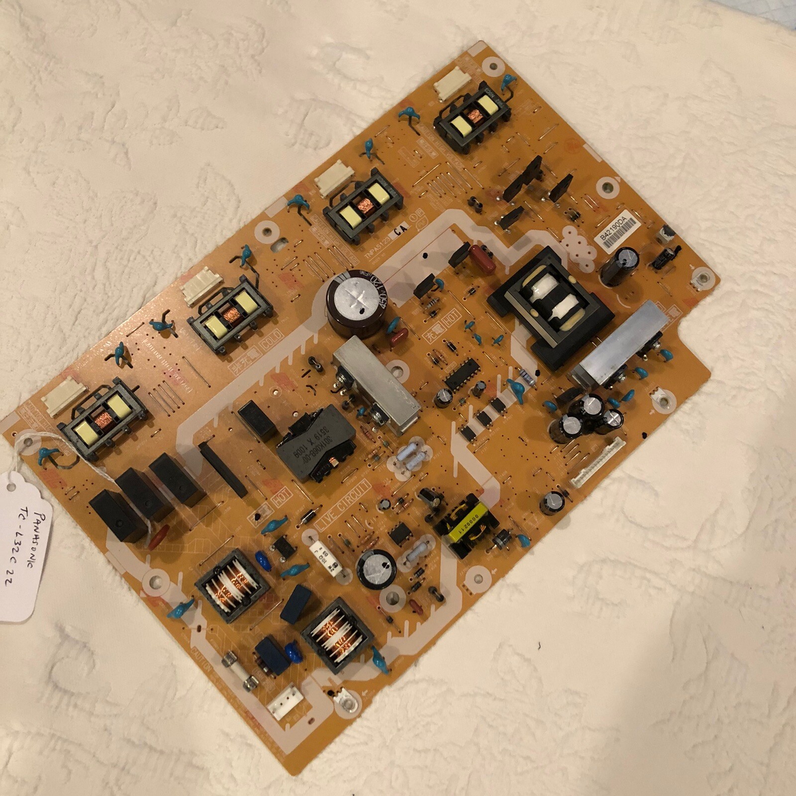 PANASONIC TNPA5123CA POWER SUPPLY BOARD FOR TC-L32C22 AND OTHER MODELS ...