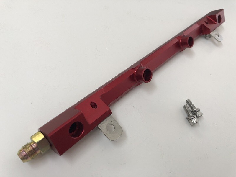 Sale Red Aluminum High flow Fuel Rail for 85-92 BMW E30 M3 S14 Fuel ...