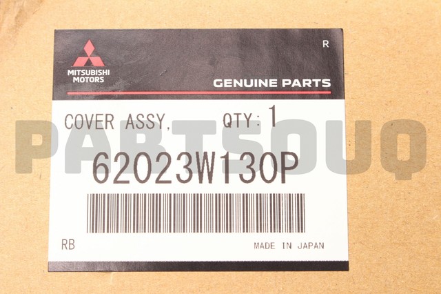 62023W130P Genuine Mitsubishi COVER FR BUMPER for sale online | eBay