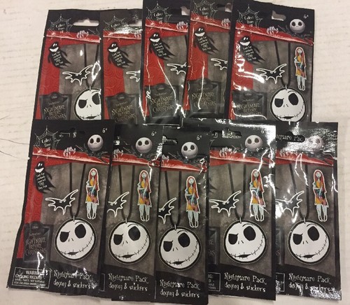 Nightmare Before Christmas Dog Tags, LOT Of 10 Sealed Packs For True ...