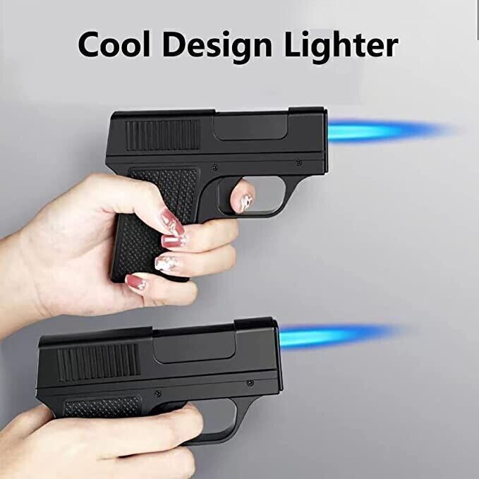 Unique Butane Cigarette LIGHTER & CASE Adjustable Jet Torch Flame ...